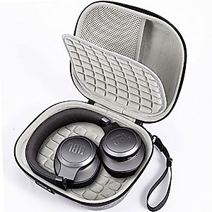 RAIACE Hard Storage Case Compatible with JBL Tune 710BT/ JBL Live 650BTNC Bluetooth Headphone. (Case Only)-Gray(Gray Lining)