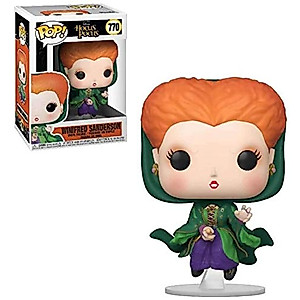 POP Disney: Hocus Pocus - Winifred Sanderson Flying Funko Vinyl Figure (Bundled with Compatible Pop Box Protector Case), Multicolored, 3.75 inches