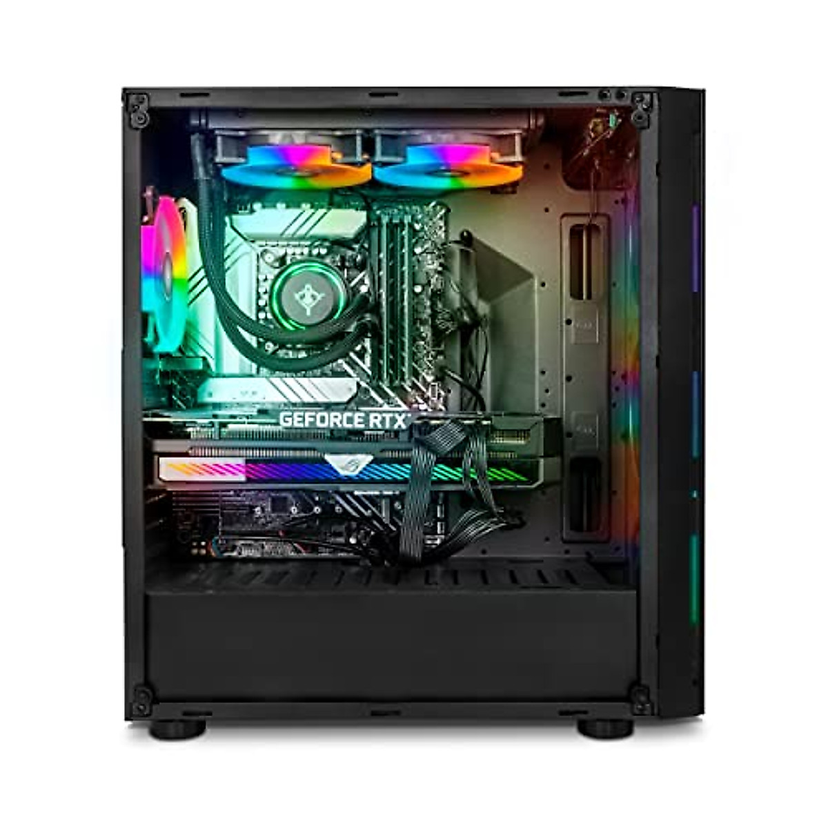 YEYIAN Katana X23 Gaming PC Computer, Intel 12th Gen Alder Lake i7-12700KF 12-Core 3.6GHz, GeForce RTX 3060 TI 8GB GDDR6, 1TB NVMe Gen 4 SSD, 32GB DDR5 4800MHz, 120mm AIO, Windows 11, WiFi 6, BT 5.2
