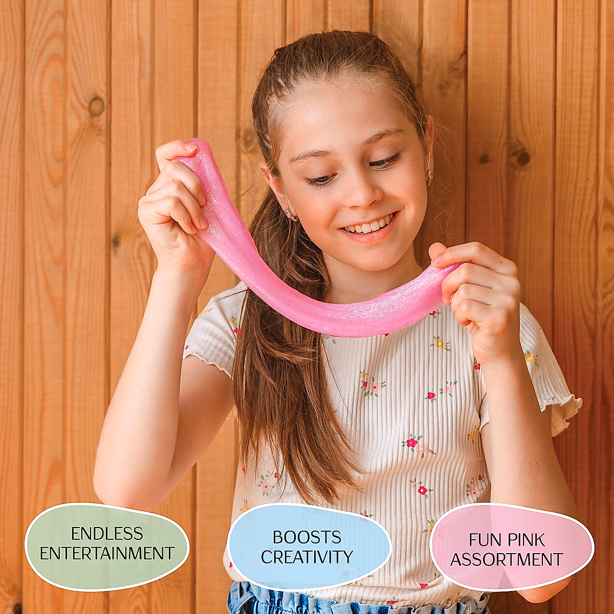 Goody Putty Pink Fidget Putty Toy Set Pink Party Favor for Girls