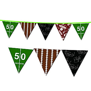 Football Banner,Game Day Banner,Taigate Banner,Football Party,Sports Day Party,Football Decoration for Picnic,Home Parties,Wedding,Celebration and Festivals