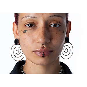 Pierced Owl 16GA F136 Implant Grade Titanium Internally Threaded CZ Crystal Marquise Top Flat Back Stud (Purple)