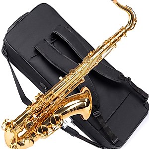 Saxophone Herche Superior Bb Tenor Saxophone X3 | Professional Instruments for All Levels | High F# Key | Educator Approved & Service Plan