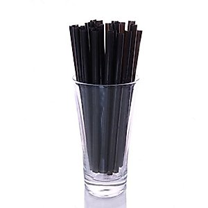 BarConic® 6" Straws - Black