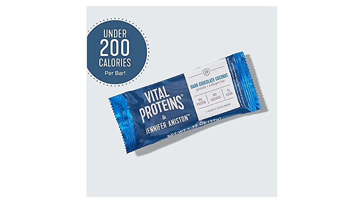 Vital Proteins & Jennifer Aniston Dark Chocolate Coconut Bar