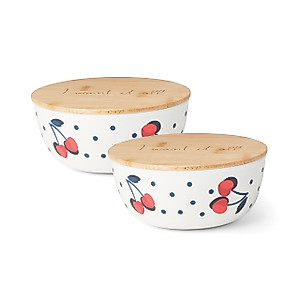 KATE SPADE Ks Vintage Cherry Dot Bowl, 1.08, Red