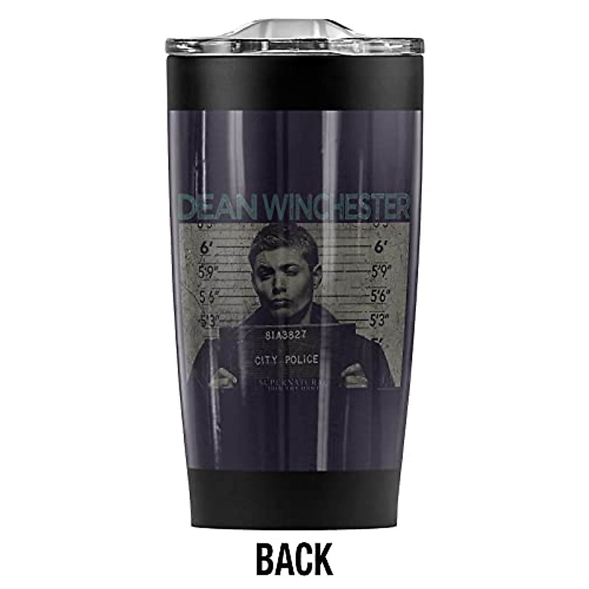 Logovision Supernatural Dean Stainless Steel Tumbler 20 oz Coffee Travel Mug/Cup, Vacuum Insulated & Double Wall with Leakproof Sliding Lid | Great for Hot Drinks and Cold Beverages