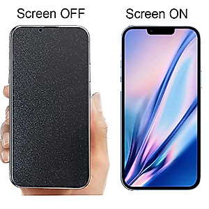 WIRIXSYD 2PCS Glitter Screen Protector suit for iPhone 14 Pro max, Diamond Bling Shiny Sparkling Tempered Glass Suit for iPhone 14 pro max 6.7 Inch