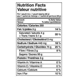 Betty Crocker Mug Cake Rainbow Vanilla Frosting, 294g {Imported from Canada}