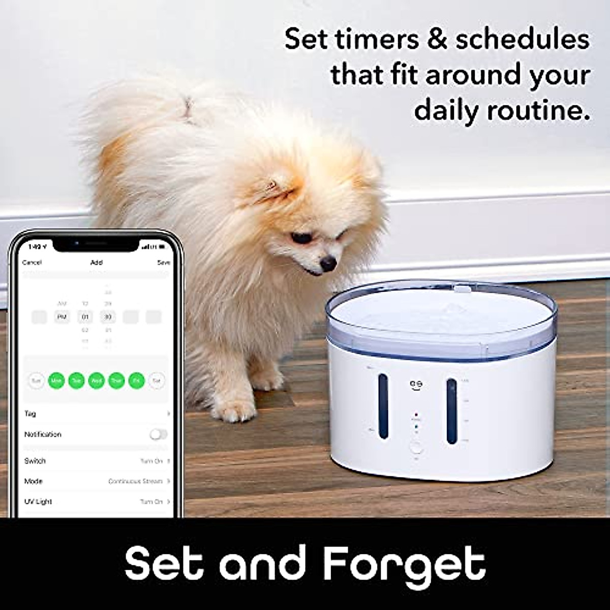 Geeni 2L Smart PetConnect Water Fountain