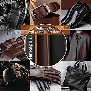 aididan Leather Repair Patch,Leather Repair Tape,Black 98×16 Inch Furniture Self Adhesive Leather Couch Patch Vinyl Repair Kit for Sofas,Handbags,Car Seats,Office Seats,Leather Goods Trim Tape.