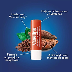 Vaseline Lip Therapy Cocoa Butter Twin Pack