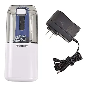 Westcott iPoint® Aura Electric Pencil Sharpener, Assorted Colors (17214)