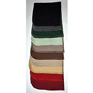 1 Ply Cotton Flannel 12x12 Inches Set of 10 Earthtones Napkins