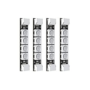 SpeedyBee FPV Drone LED Lights Strip-4pcs RGB Programmable Strip with Multi-Colors Free-soldering Function for FPV Drone Frame Flight Controller  