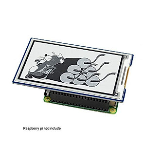 Coolwell Waveshare 3.7inch E-Paper E-Ink Display HAT for Raspberry Pi/Jetson Nano, 480×280 Pixels e-Paper Module, Black/White Color, SPI Interface