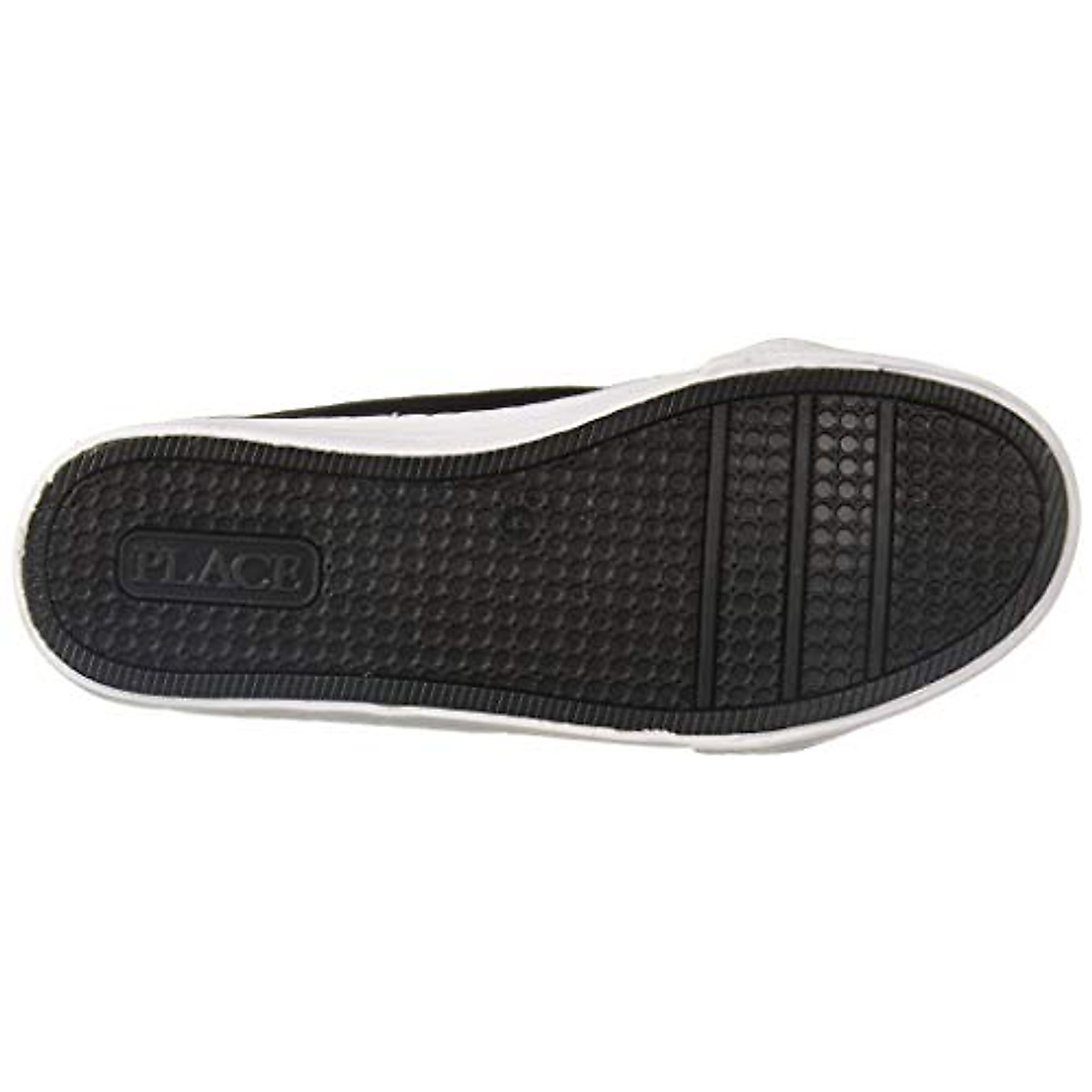 The Children's Place,Baby-Boys,Mid Top Sneaker,and Toddler Uniform Hi Top Sneakers,Black,5 Big Kid