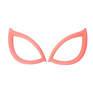 Cosplay Life Spider Face Shell with Lenses - Spider Mask - Halloween Costume Accessory (Gwen, 25cm)