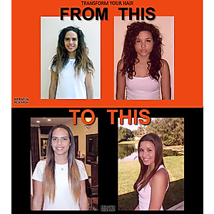 Complex Brazilian Keratin Blowout Hair Treatment 120ml Professional Results Straightens and Smooths Hair (KT 120ml (Keratin Treatment only)) Queratina Keratina Brasilera Tratamiento (VALUE KIT I)