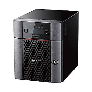 BUFFALO TeraStation WS5420DN Windows Server IoT 2019 8TB (4x2TB) Desktop NAS with Hard Drives Included / 4 Bay / 10GbE / Storage Server / NAS Storage / Network Storage / File Server / Windows Storage