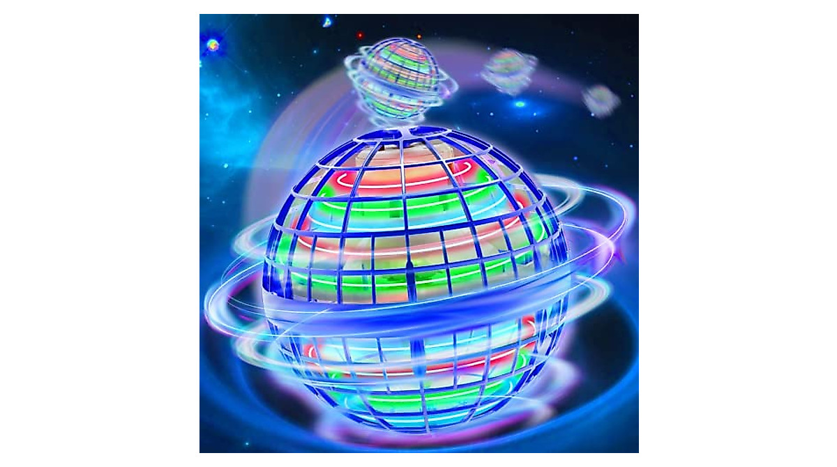 Flying Orb Hover Ball with RGB Lights — Kids & Adults Flying Toy