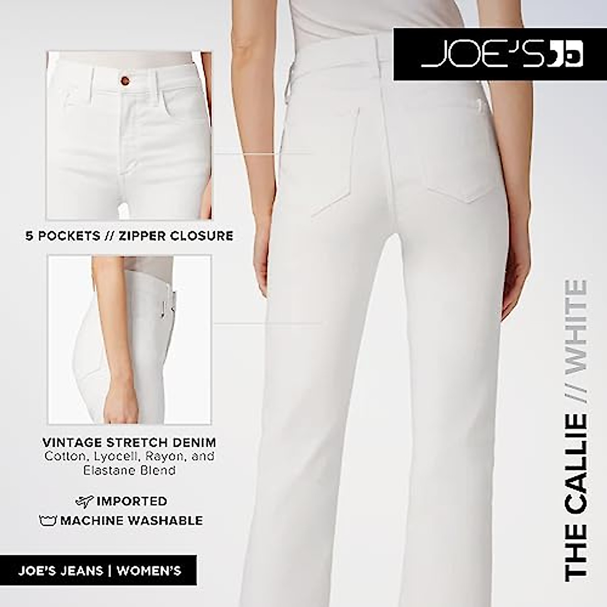 Joe's Jeans Women's The Callie, White, 31