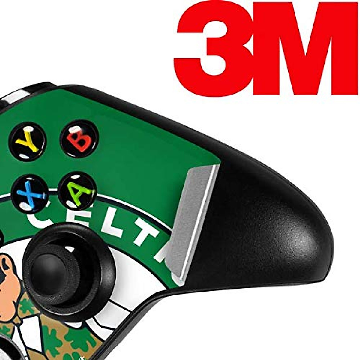 Skinit Decal Gaming Skin Compatible with Xbox One S Controller - Officially Licensed NBA Boston Celtics Large Logo Design