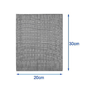 IDGGDI Flower Pot Hole Mesh Pad, 5PCS 11.8"x7.9" Bonsai Pot Bottom Grid Mat Mesh Garden's Drainage Mesh Hole Screens Mesh Pots Prevent Soil Loss Breathable Gasket