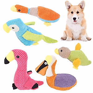 BBEART Pet Toys, Dog Squeaky Toys Puppy Chew Toys Durable Interactive Toys for Small Medium Large Dogs (Duck)