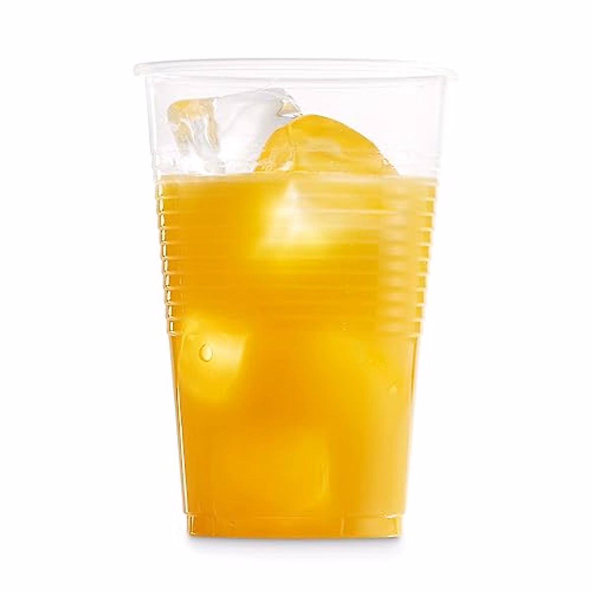 Munfix 250 Pack 16 Oz Clear Plastic Cups, Disposable Drinking Cups, Plastic Party Cups, Transparent Plastic Cups Bulk for Birthday Parties, Picnics, Ceremonies, and All Events