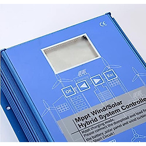 1600W Wind Solar Hybrid System MPPT Charge Controller with Dump Load 1000w Wind Turbine Generator 600W Solar Panel 12V 24V Auto Regulator