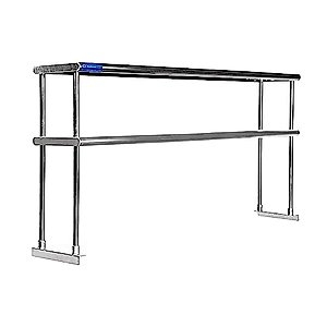 AmGood Double OverShelf Stainless Steel NSF - Many (36" Long x 18" Deep)