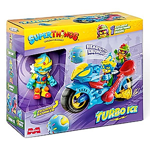SUPERTHINGS Turbo Ice Scooter with Catapult Ice Cream Ball Launcher, Includes 1 Kazoom Kid and 1 SuperThing
