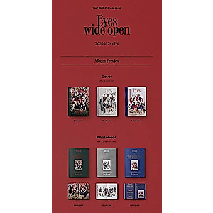 JYP TWICE - Eyes wide open (Vol.2) Album+Folded Poster+Extra Photocards Set (Retro ver.) JYPK1006