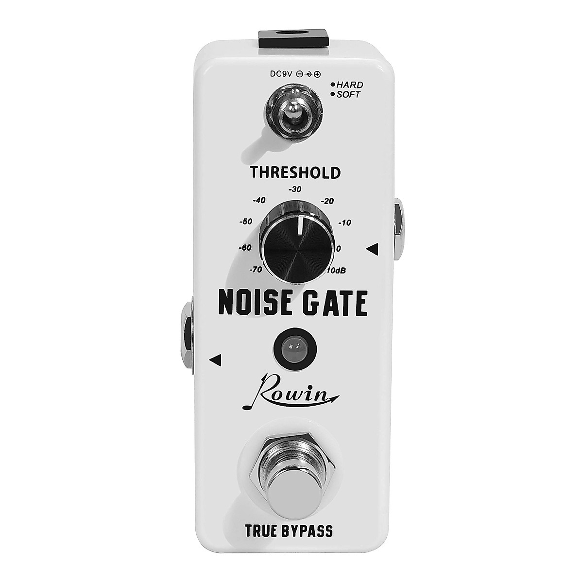 Rowin Noise Gate Guitar Pedal with 9V DC 1A Pedal Power Supply
