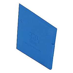 C.R. Laurence 55BSS CRL Silicone Spatula Finishing Tool, Blue