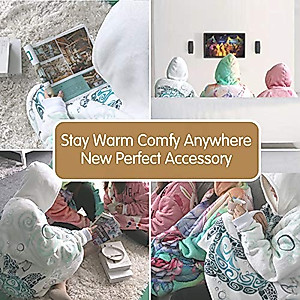 Sleepwish Burrito Sweatshirt Hoodie Comfy Tortilla Blanket Hoody Blanket