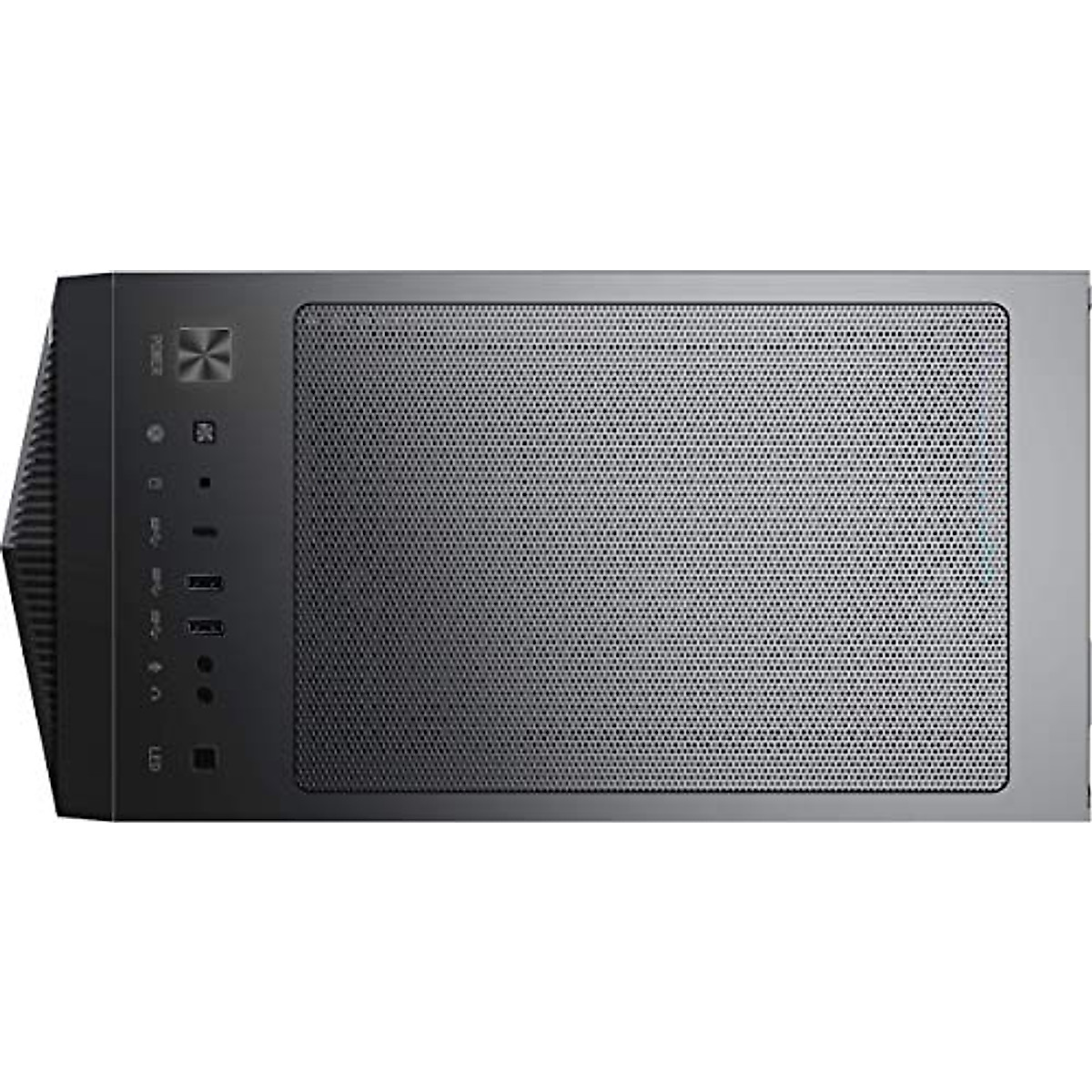 MSI MPG GUNGNIR 110R - Premium Mid-Tower Gaming PC Case - Tempered Glass Side Panel - 4 x ARGB 120mm Fans - Liquid Cooling Support up to 360mm Radiator - Two-Tone Design