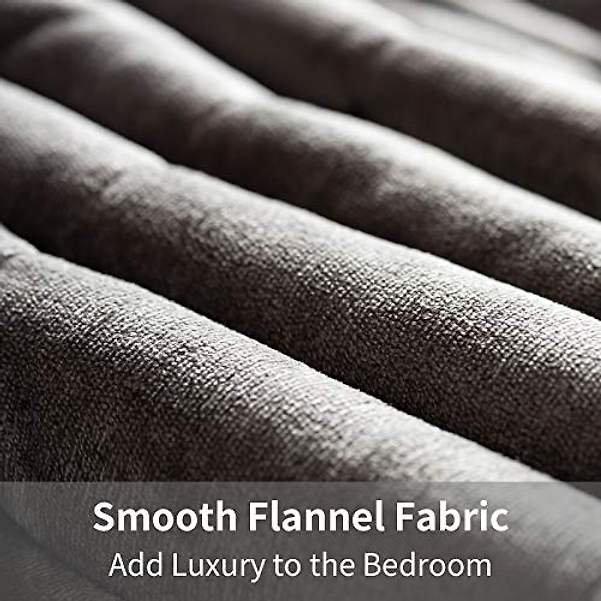 immtree Sherpa Fleece Weighted Blanket 12lbs for Adult, Soft Flannel Shaggy Cozy Fuzzy Fluffy Heavy Hug Blanket, Dual Sided Sofa Bedding Bed Sofa Blanket for Better Sleep, 48 x 72 inches, Grey