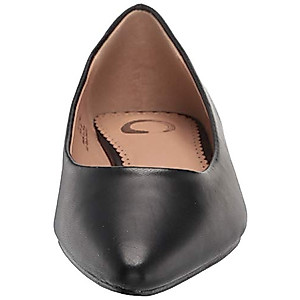 Journee Collection Womens Cortni Flat Black 7.5 W