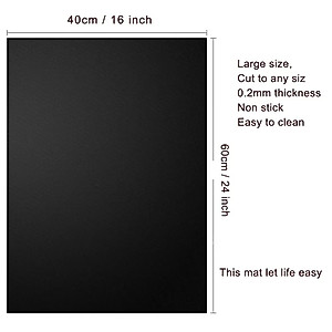 2 Pack Oven Liner Mat + 2 Oven Rack Edge Protector Guard,Heavy Duty&Non Stick Oven Liners For Electric Grill Gas-Keep Oven Clean,Silicone Oven Rack Shields-Protect Hands Against Burns And Scars,Black