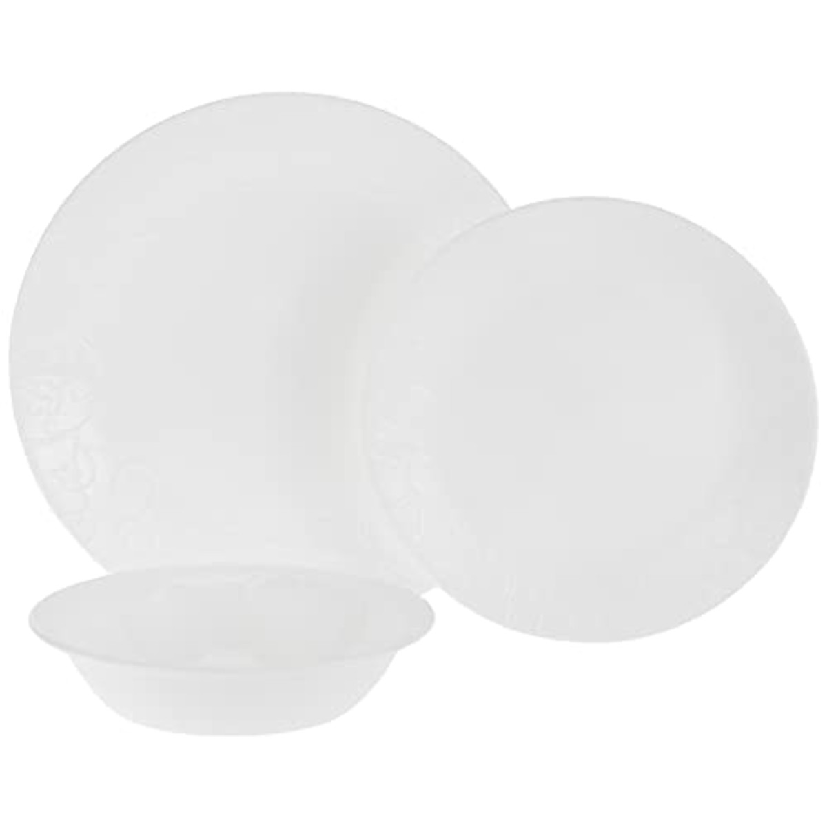 Corelle Bella Faenza 18 Piece Dinnerware Set - White