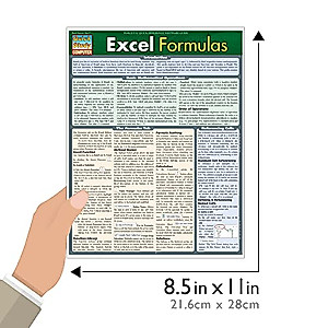 Excel Formulas QuickStudy Laminated Study Guide (QuickStudy Computer)
