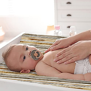 Extra Soft Stretchy Changing Pad Cover for Baby,2 Pack Premium Cotton Blend,Grove Pattern.,Multicolor,CPC0001