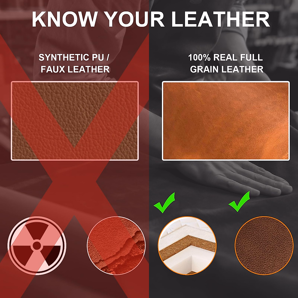 Genuine Leather Knife Roll, Knife Bags for Chefs Professional, Small Chef'S Knife Case Holder,Knives Holders Protectors with 5 Slots,Portable Chef Knife Bag Chef Knife Roll Case Storage Pouch