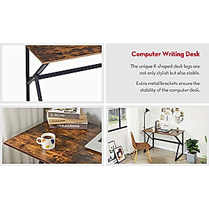 WOHOMO L Shaped Computer Desk with Shelves Large Home Office Desk for Writing Study Modern PC Workstation