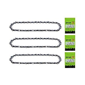 6 Inch Mini Chainsaw Chain , Replacement Cordless Battery Powered Electric Portable Chainsaw Chain , Guide Saw Chain for All 6-inch Mini Chainsaws for Wood Branch Pruning Trimming Cutting (3 Pcs)