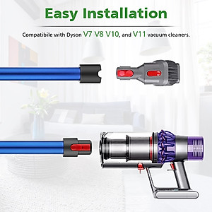 Cabiclean Quick Release Wand for Dyson V15 V11 V10 V8 V7 Cordless Stick Vacuum Cleaners, Attachment Extension Tube (Blue)