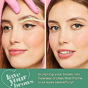 Wax Kit for Women Men, Hair Removal Waxing Kit with Hard Wax Beans for Coarse Hair Bikini Eyebrow, Cream White Wax Beads Refills for Wax Warmer