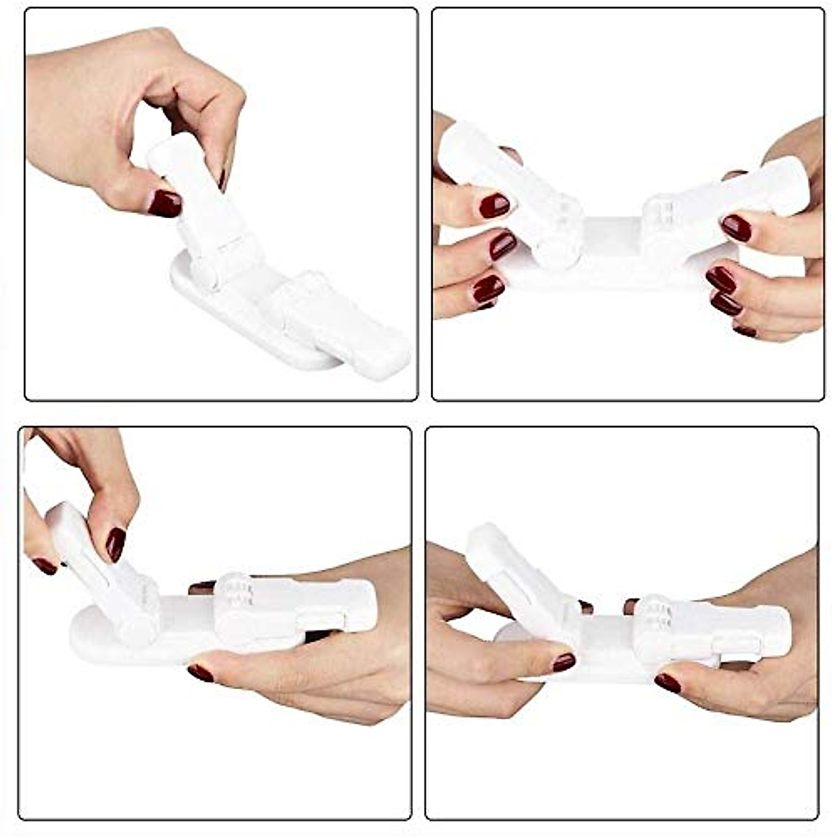 4-Pack Improved Childproof Door Lever Lock Prevents Toddlers From Opening Doors. Durable ABS with 3M Adhesive Backing.Easy One Hand Operation for Adults.Simple Install, No Tools Needed (4 white pack)